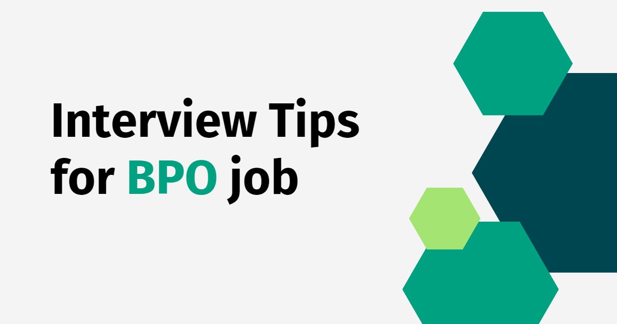 Interview Tips For BPO Job